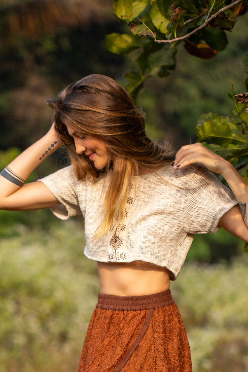 Indian Crop Top | Rajasthani Hand Block Print | Cotton crop top ...